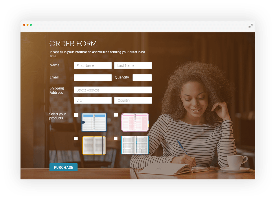 Order Form Builder Sell Your Goods Online 123FormBuilder